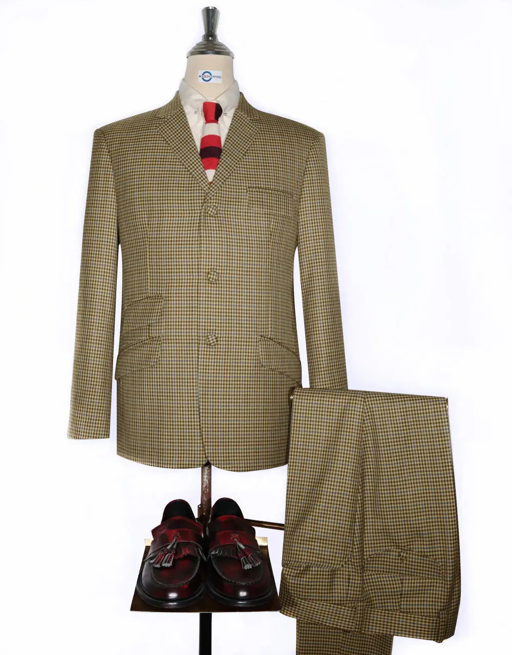 60s Vintage Style Brown Goldhawk Suit for Men – Mod Shopping Ltd ...
