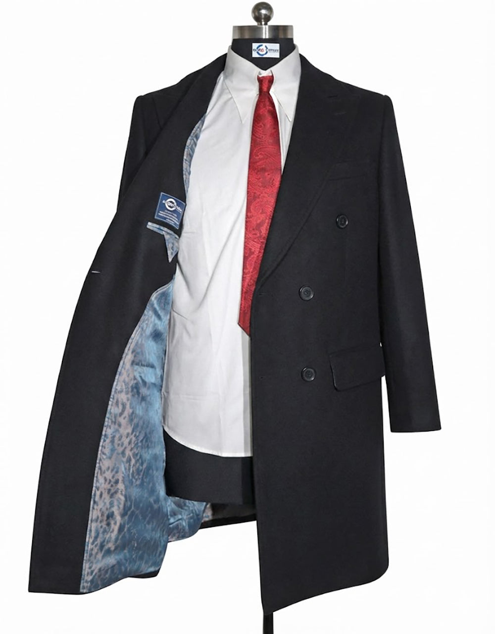 Vintage Mod Black Double Breasted Long Coat – Mod Shopping Ltd Partnership.