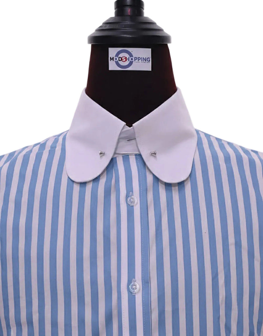Penny Collar Shirts 60s Mod Style - Modshopping – Mod Shopping Ltd ...