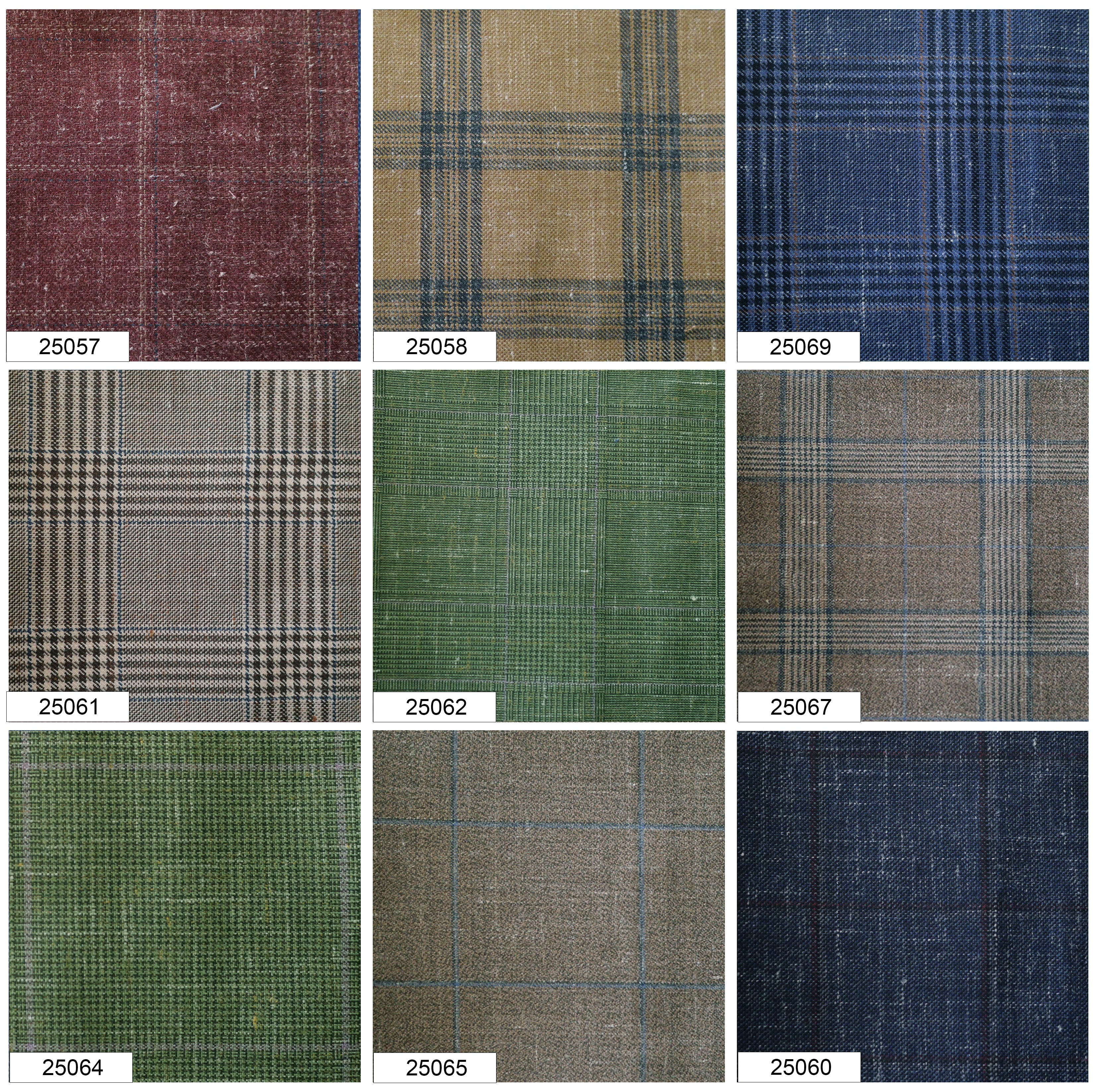 Bespoke 2 Piece Suit - Check Pattern 100% Pure Linen Fabric By CAVANI ...