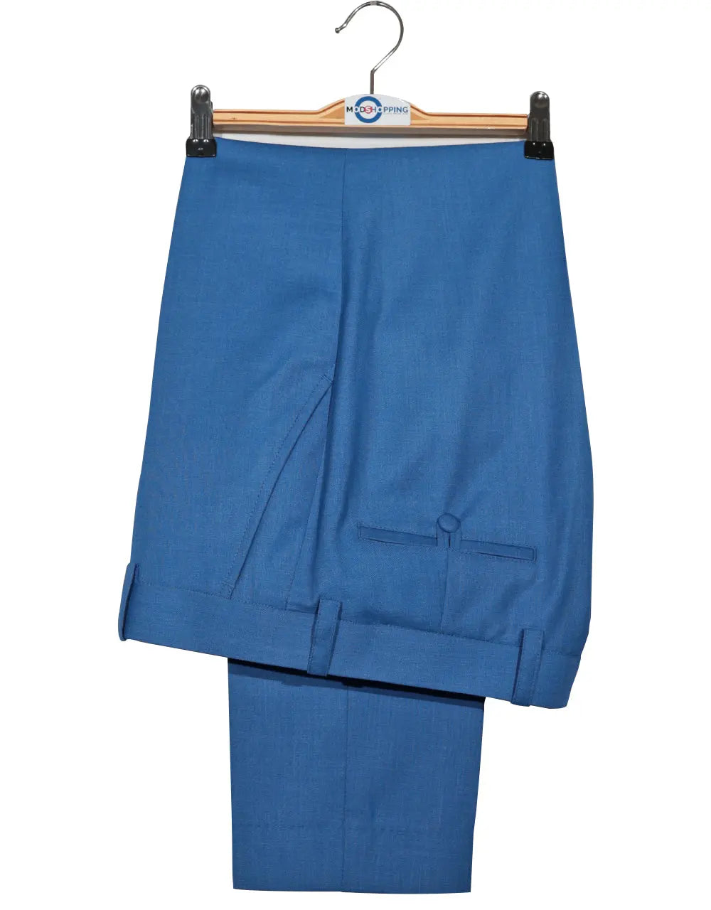 Mod Suit - Deep Sky Blue Sharkskin Suit – Modshopping Clothing