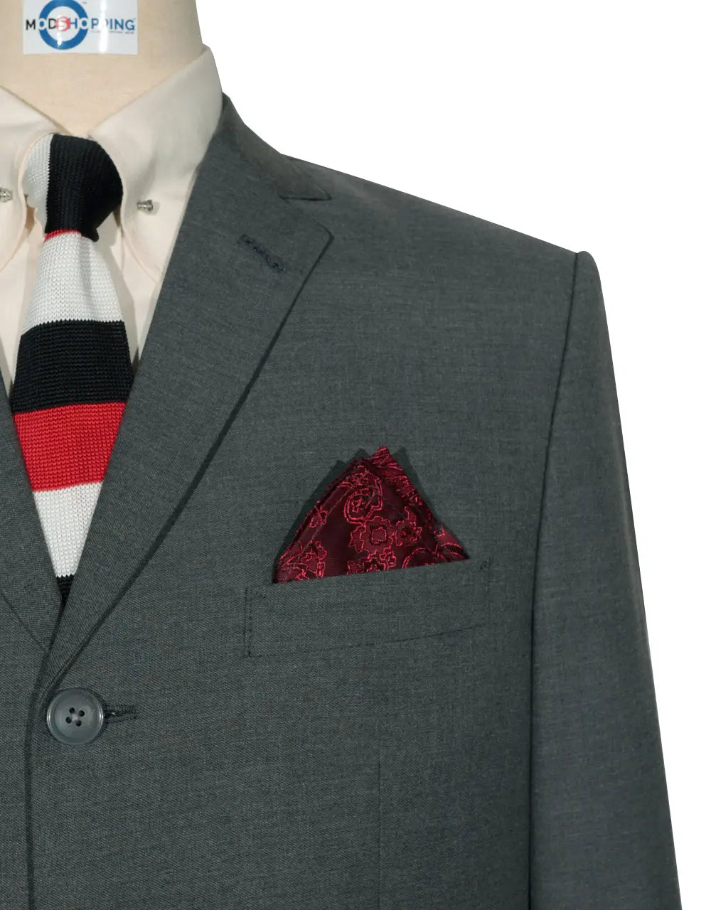 Mod Suit - 60s Style Medium Grey Suit – Mod Shopping Ltd Partnership.
