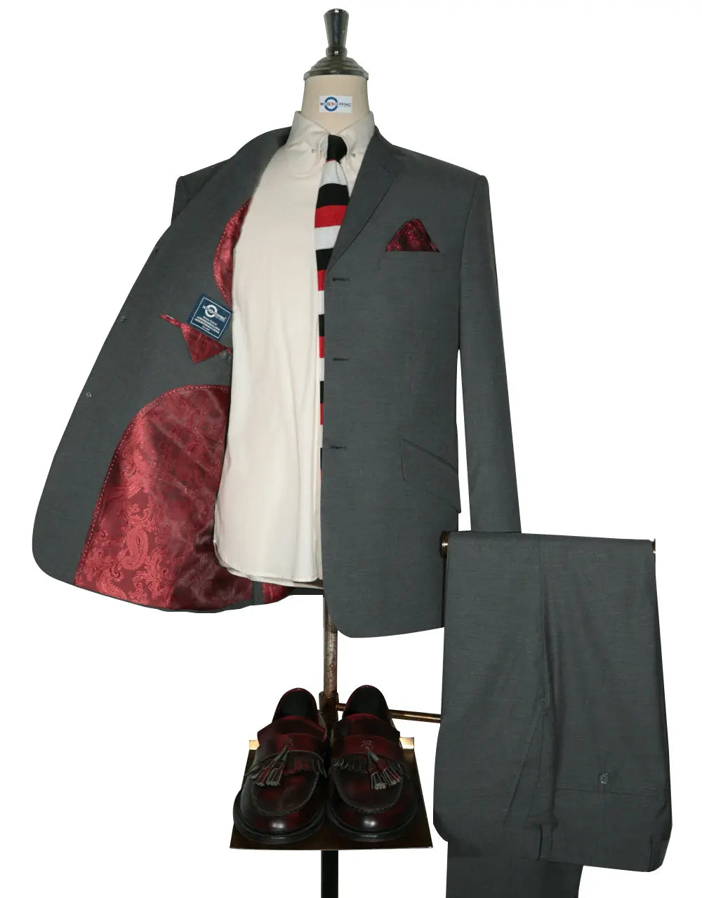 Mod Suit - 60s Style Medium Grey Suit – Mod Shopping Ltd Partnership.