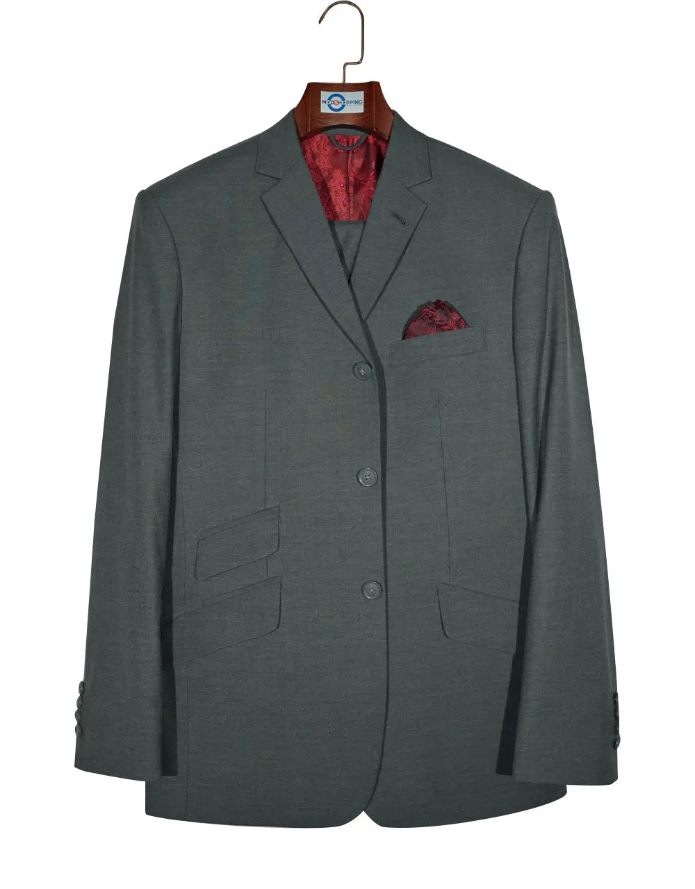 Mod Suit - 60s Style Medium Grey Suit – Mod Shopping Ltd Partnership.
