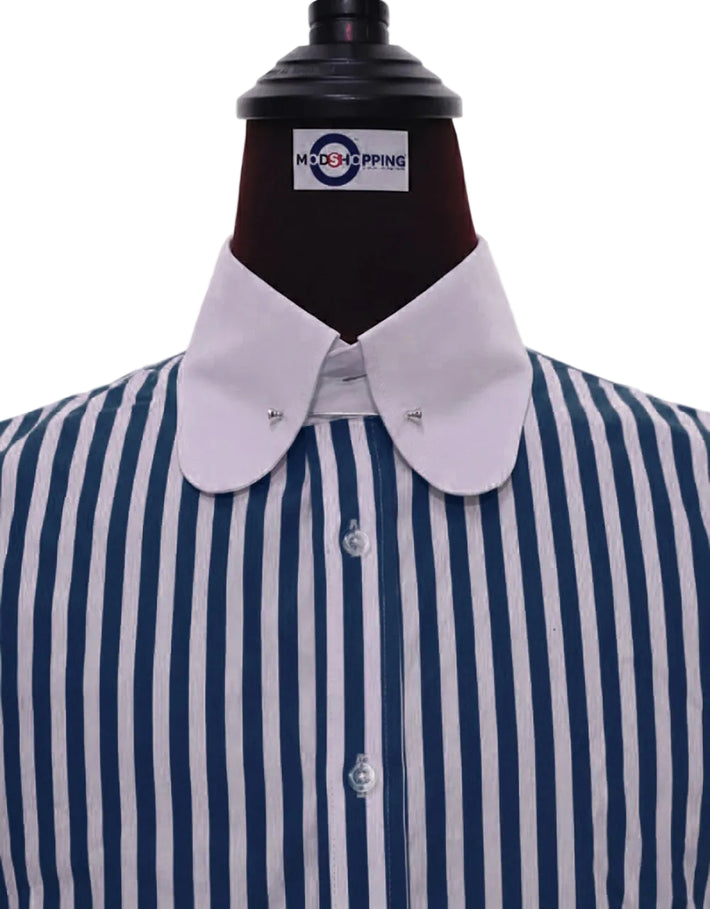 Penny Collar Shirts 60s Mod Style - Modshopping – Mod Shopping Ltd ...
