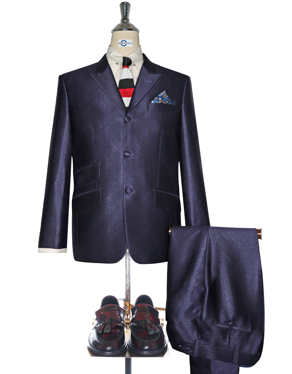 Men's Tonic Suit | 60s Style Purple Tonic Wedding Suit – Mod Shopping ...