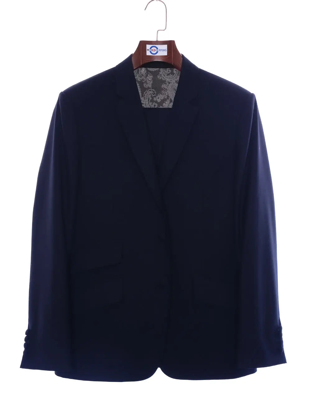Two Button Suit - Dark Navy Blue Suit - Modshopping – Mod Shopping Ltd ...