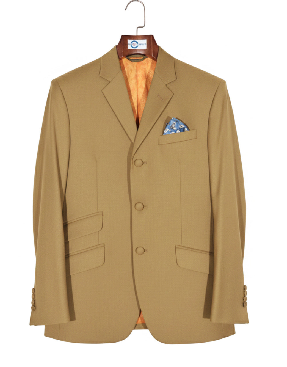 Men’s Camel Mod Suit – Retro 1960s Classic Fit – Mod Shopping Ltd ...