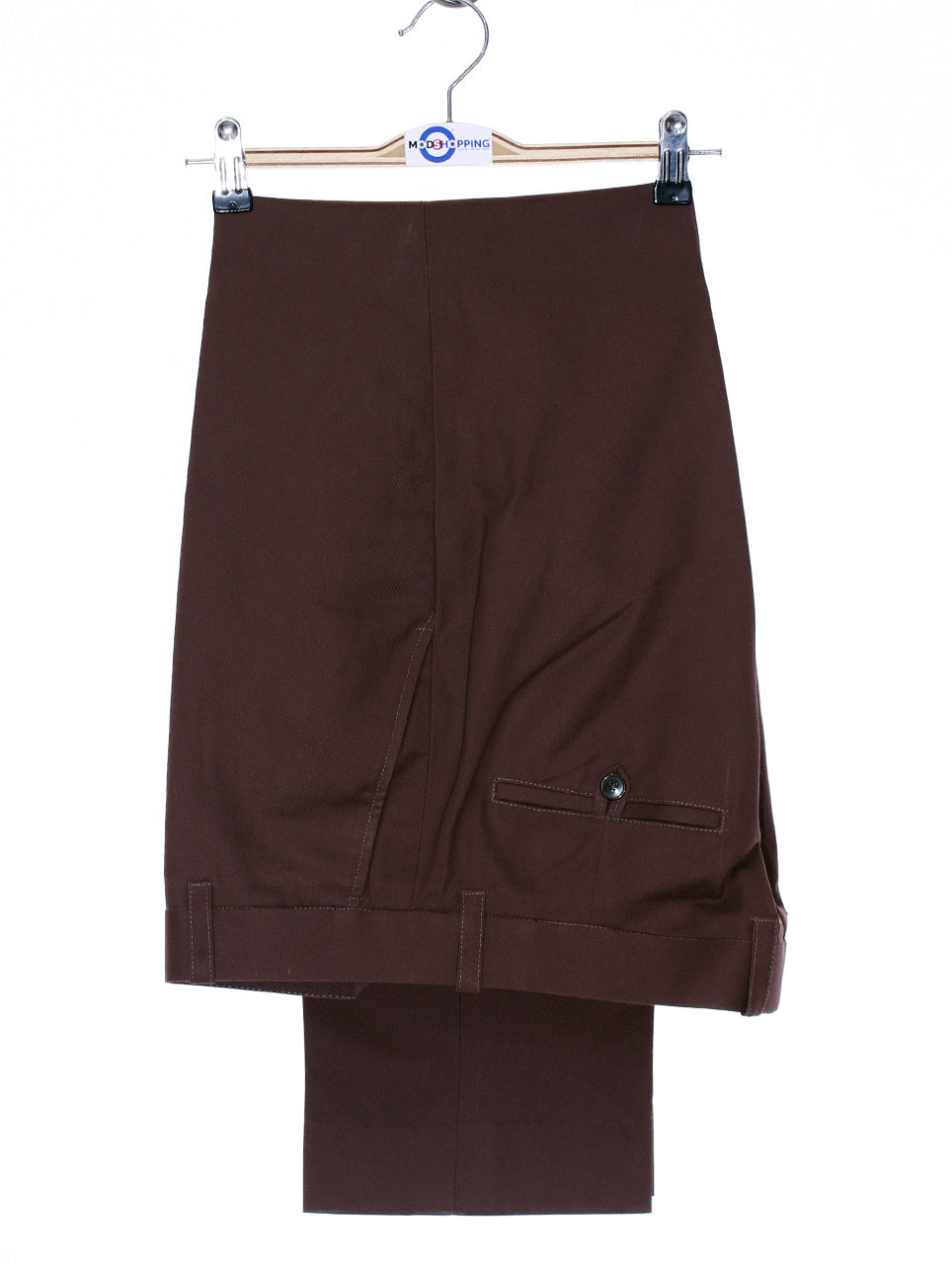 60s Mod Style Brown Sta Press Trousers – Mod Shopping Ltd Partnership.