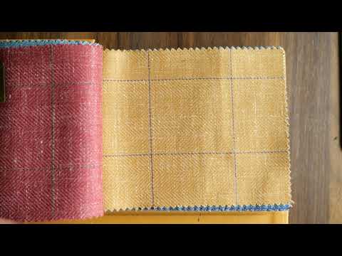 Bespoke Jacket - Birdseye Pattern 100% Pure Linen Fabric By Cavani ...