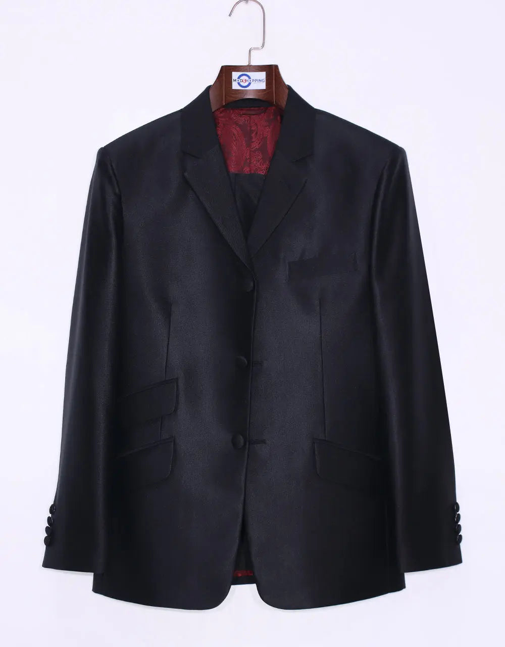 Mod Tonic Suit | Essential Black Tonic Wedding Suit Men's – Mod ...