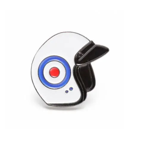 Pin Badge | Roundel Scooter Helmet Mod Design – Modshopping Clothing
